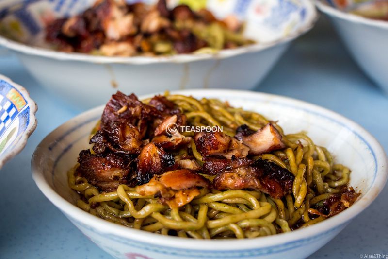 【Kuching Must Eat】Chong Chon Green Noodle - Teaspoon